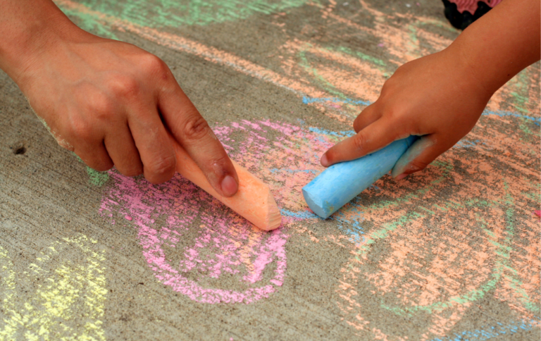 The BEST Sidewalk chalk games and drawing ideas - Living Simply with ...